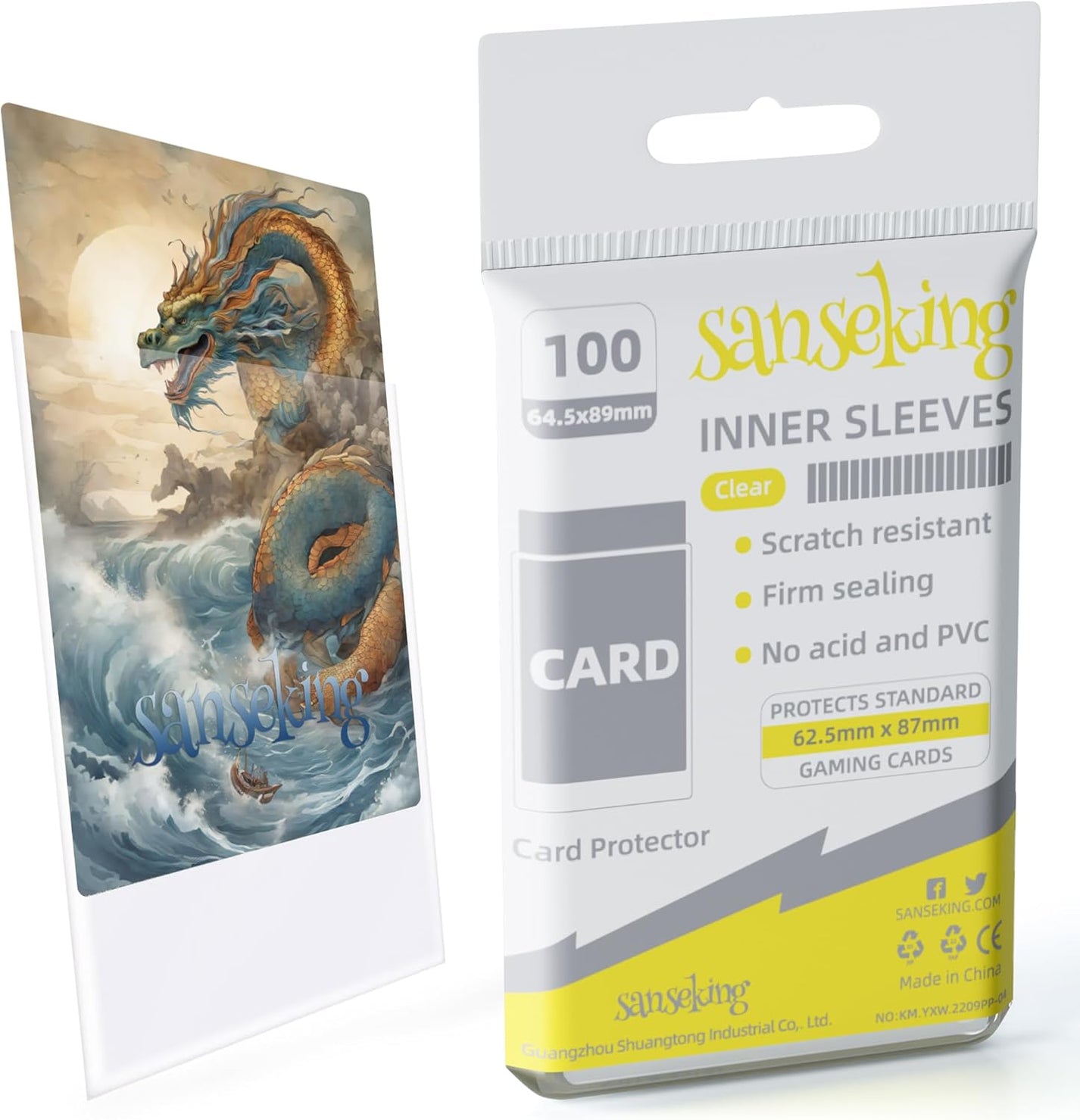 Sanseking Inner sleeves PTCG Card protector 65x90mm – Pokekado